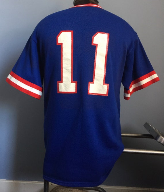 80s Vintage Phil Simms #11 New York Giants nfl footba… - Gem