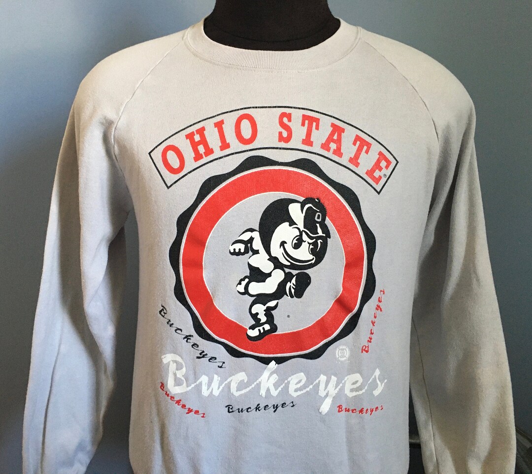 80s Vintage Ohio State University Buckeyes OSU Ncaa College Sweatshirt ...