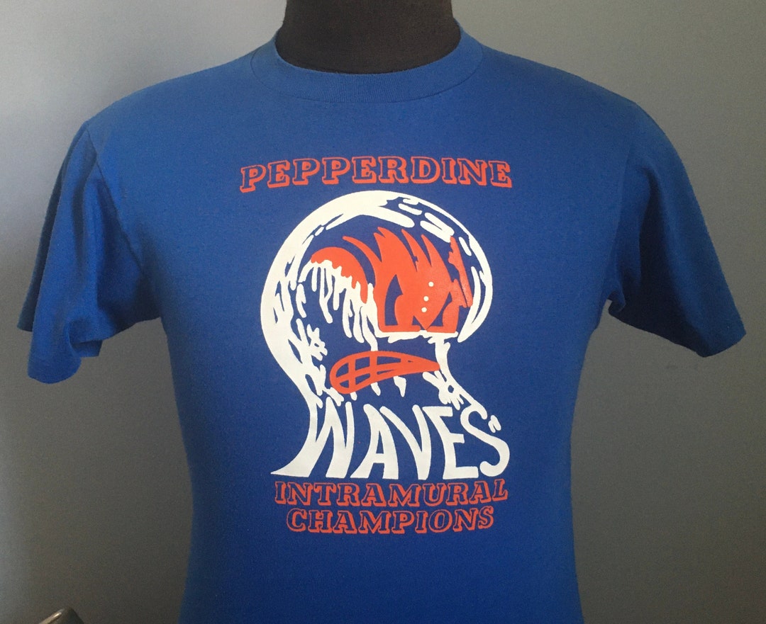 80s Vintage Pepperdine University Waves Intramural Champions Mascot ...