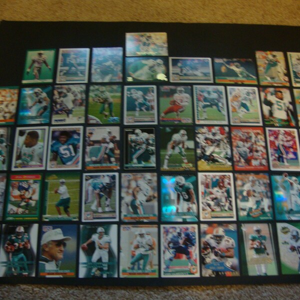 Miami Dolphins Cards - Etsy