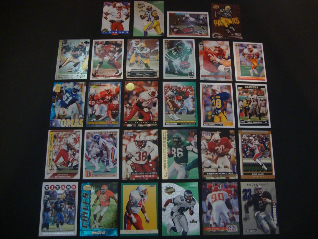 Vintage Nebraska Cornhuskers Player Alumni Football Card Team Lot ...