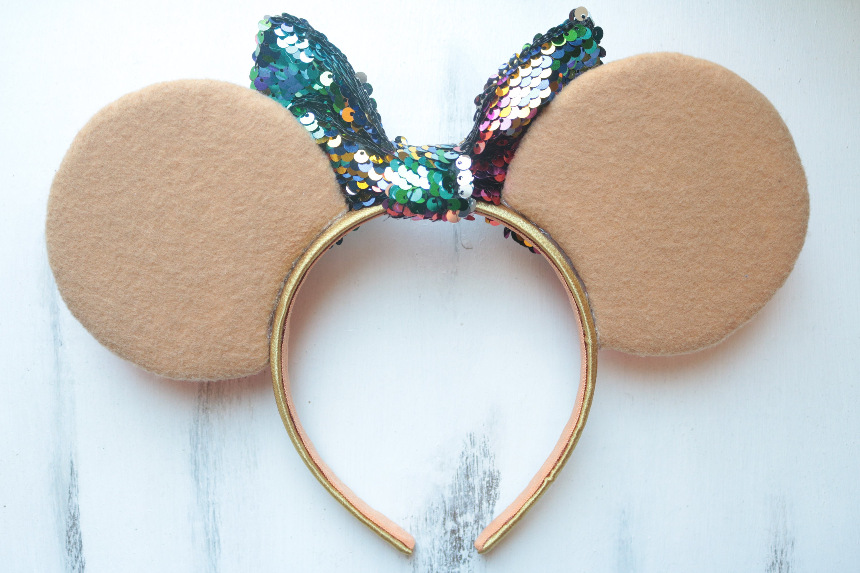 Pink Concha Minnie Ears, Food Minnie Ears, Pan Dulce Ears, Concha ...