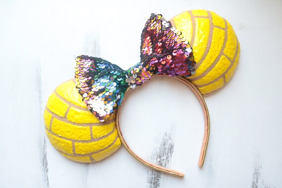 Yellow Concha Minnie Ears Food Minnie Ears Pan Dulce Ears | Etsy