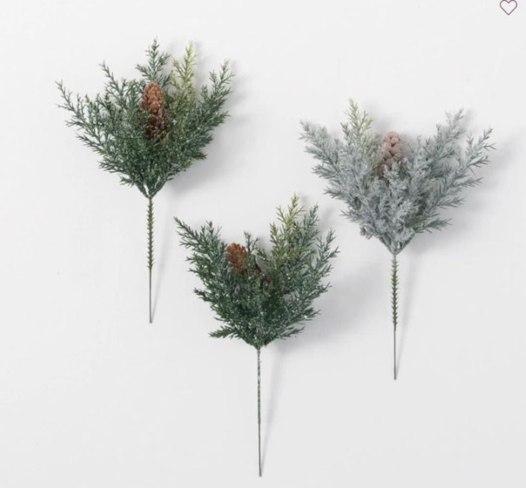 Pine Branch Pick Assorted, Centerpiece Supply, Wreath Making Supply ...