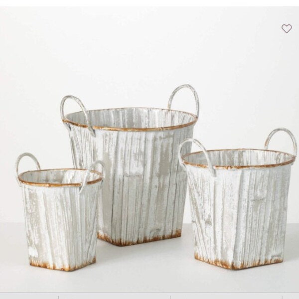 White Containers - Etsy