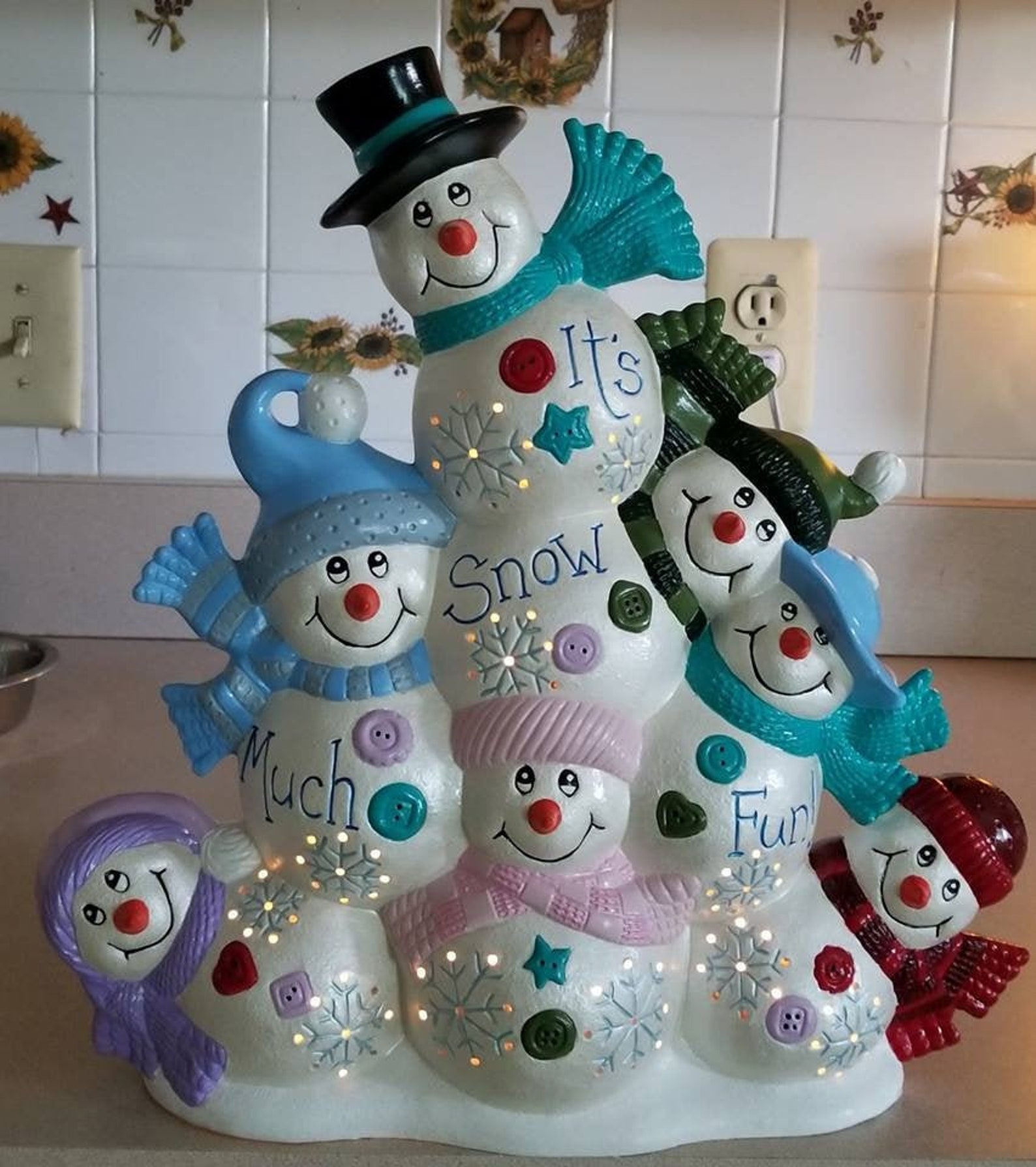Pile of Snowmen - Etsy