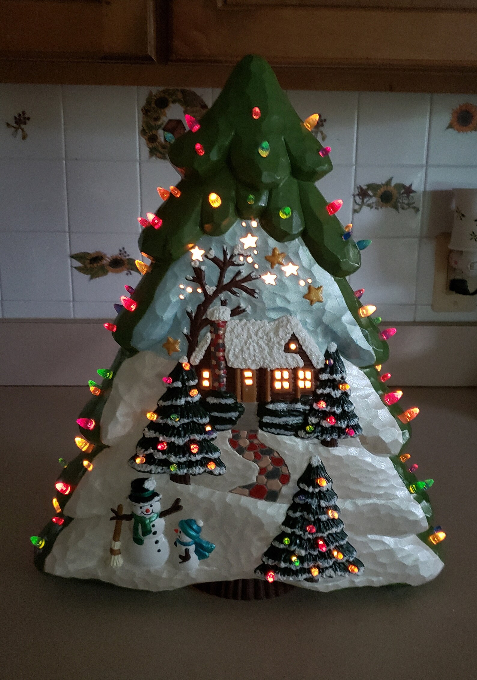 Christmas Tree With Scene - Etsy