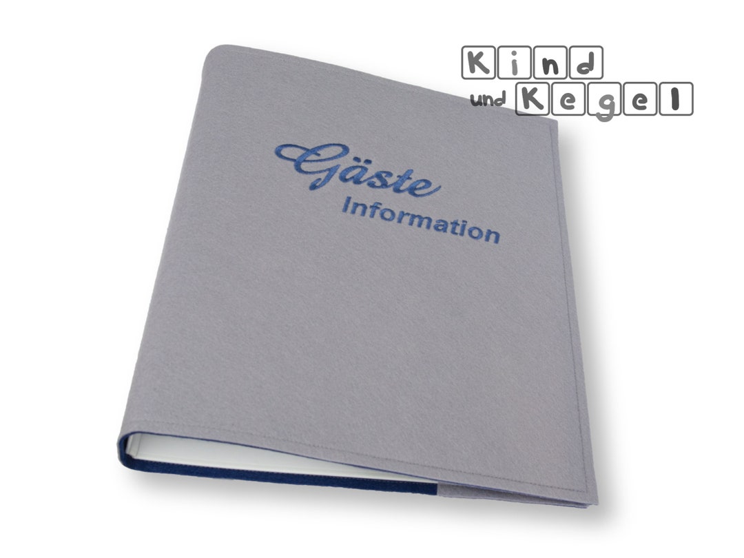 Guest Information Folder DIN A4 Envelope Washable Made of Artificial ...