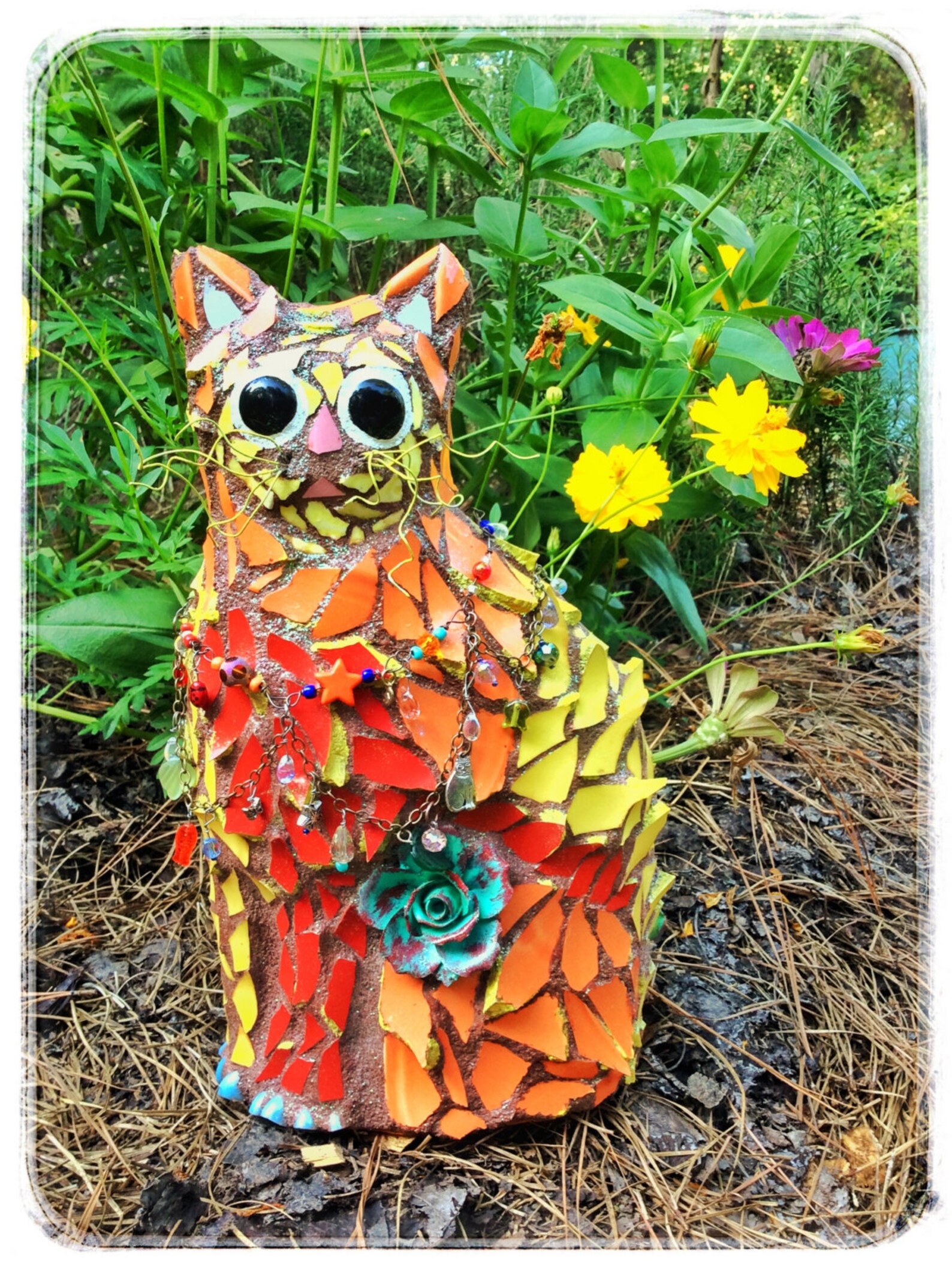 Custom Cat Design Mosaic Cat Cat Gift Cat Remberence Gift | Etsy