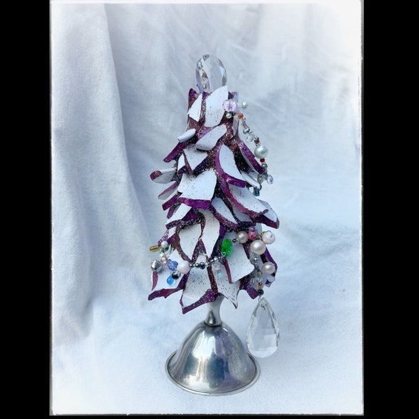 Tabletop Christmas Tree Glass - Etsy