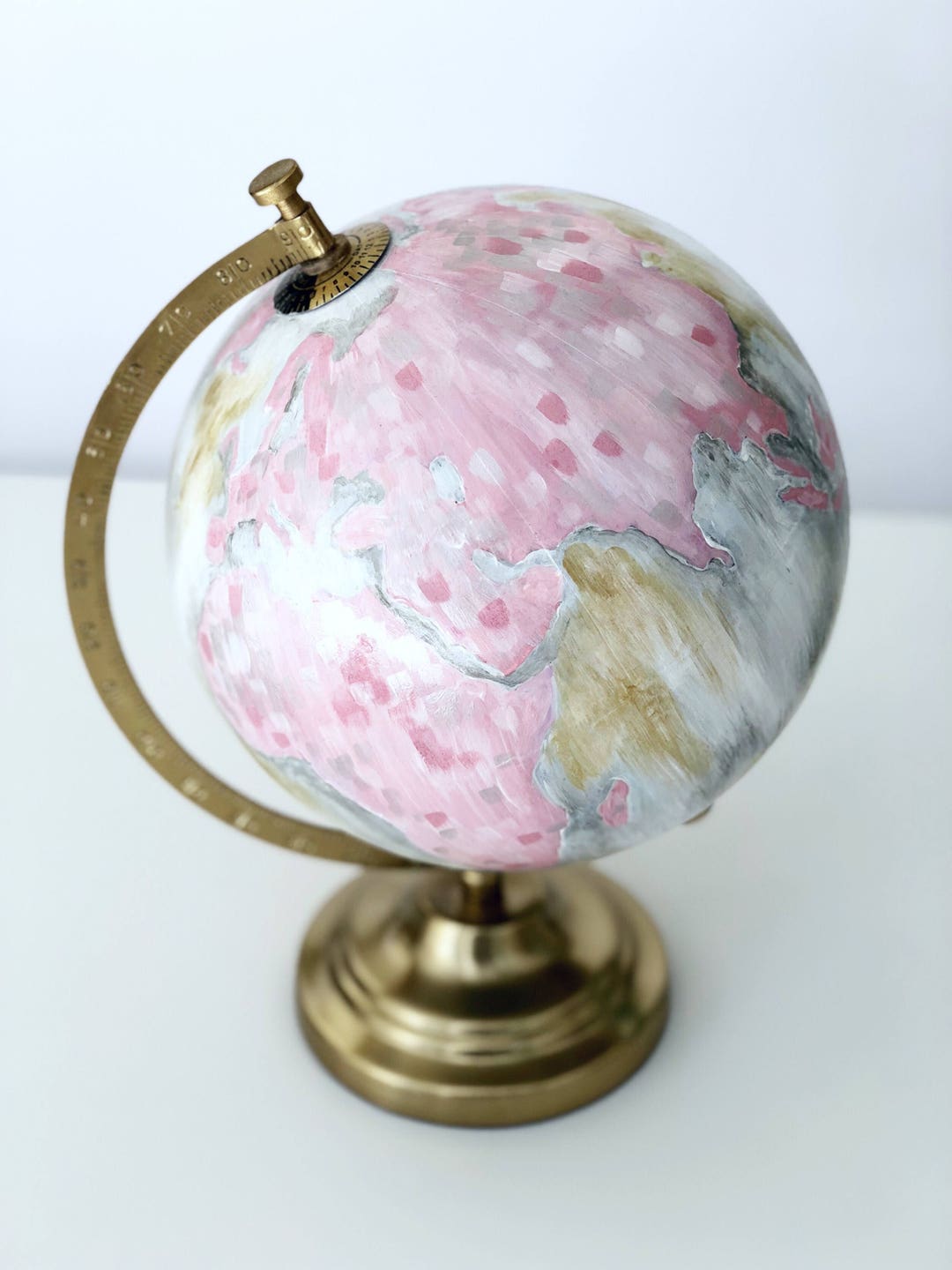 Pink Globe-sold but Custom Available - Etsy
