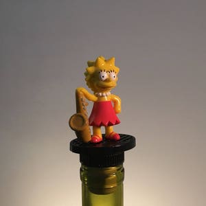 Simpsons Wine Stopper, Lisa Simpson, Wine Gift, Wine Botte Stopper ...
