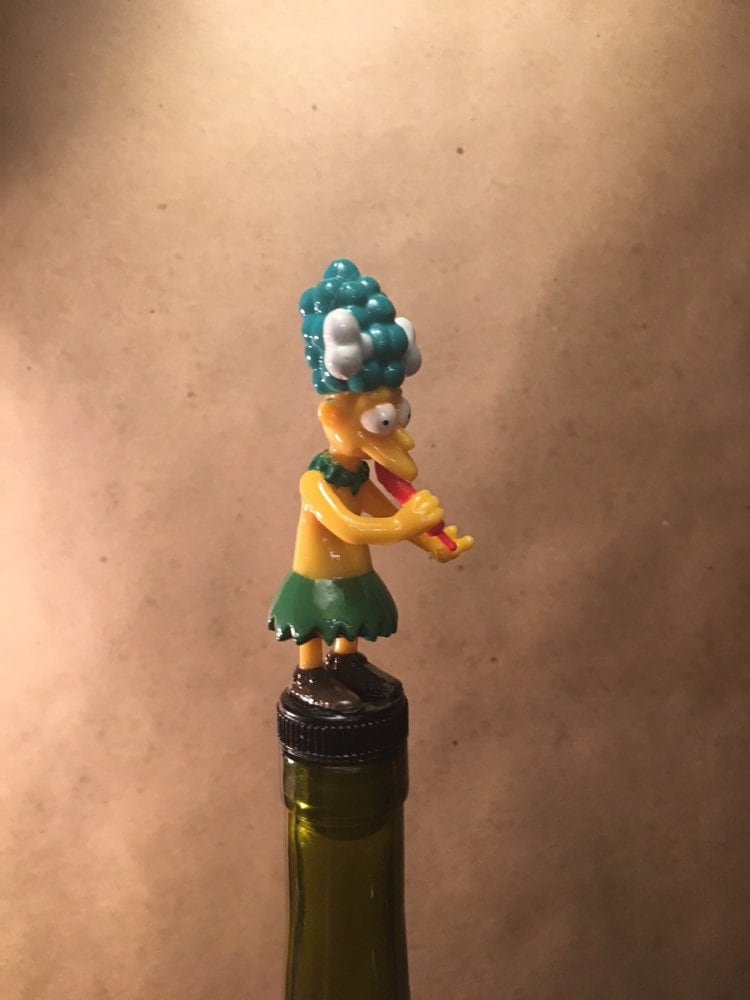 The Simpson's Bottle Stopper for any liquor or wine | Etsy