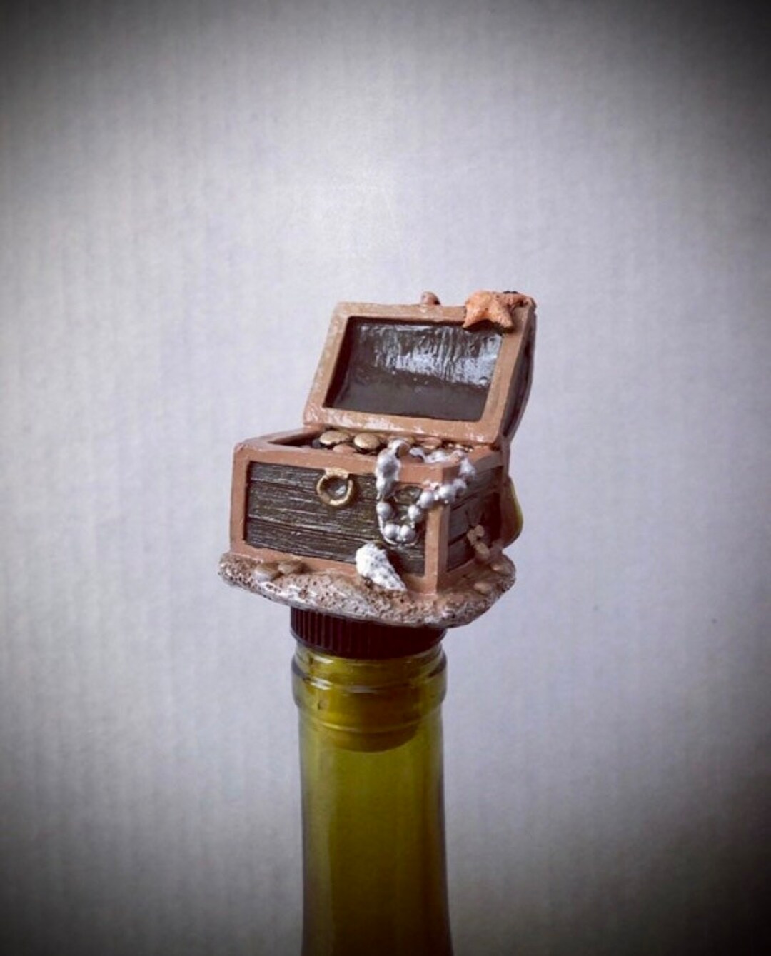 Treasure Chest Bottle Stopper, Treasure Chest Gift, Bar Gift, Treasure ...