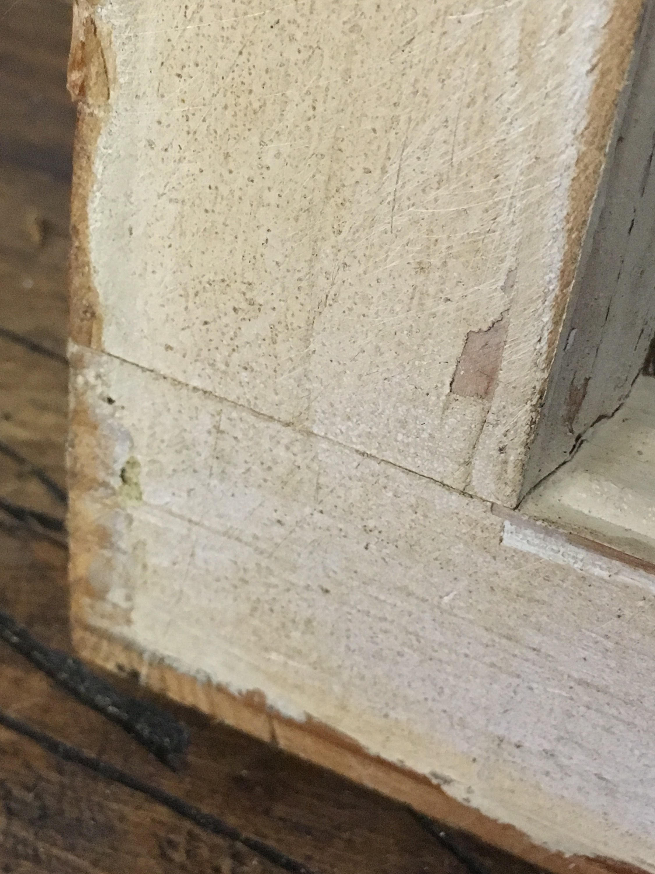 Rustic White Farmhouse Mirror Made for a Very Od Barn | Etsy