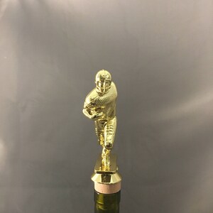 Football Wine Stopper, Football, Sports Bar, Football Player. Wine Gift ...