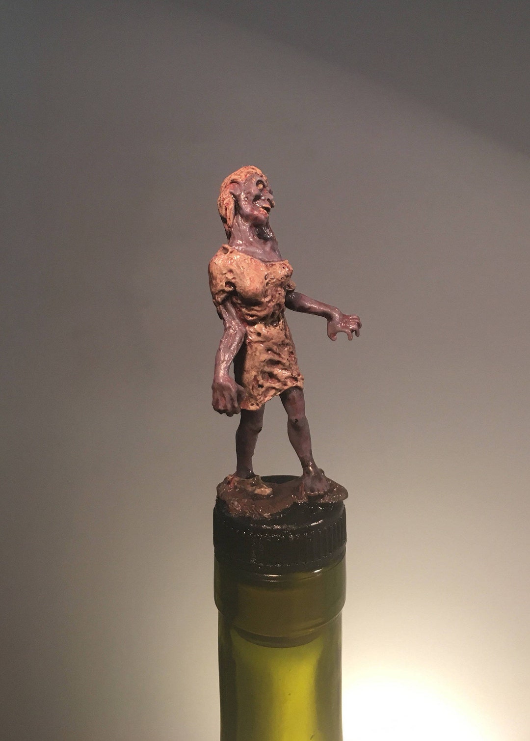 Zombie Wine Gift, Zombie, Wine Bottle Stopper, Wine Gifts, Skull, Death ...