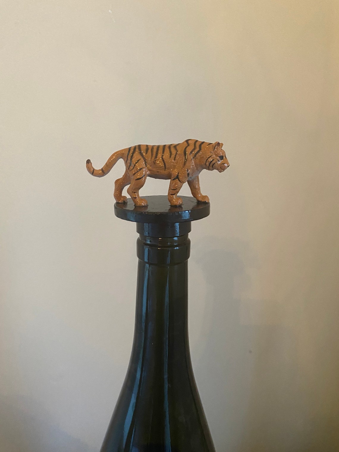 Awesome Tiger Bottle Stopper. Use in a Wine or Liquor Bottle - Etsy