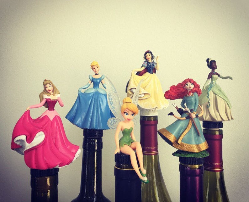 Vintage Wooden Figure Made in a Bottle Stopper, Use in a Wine Bottle or ...