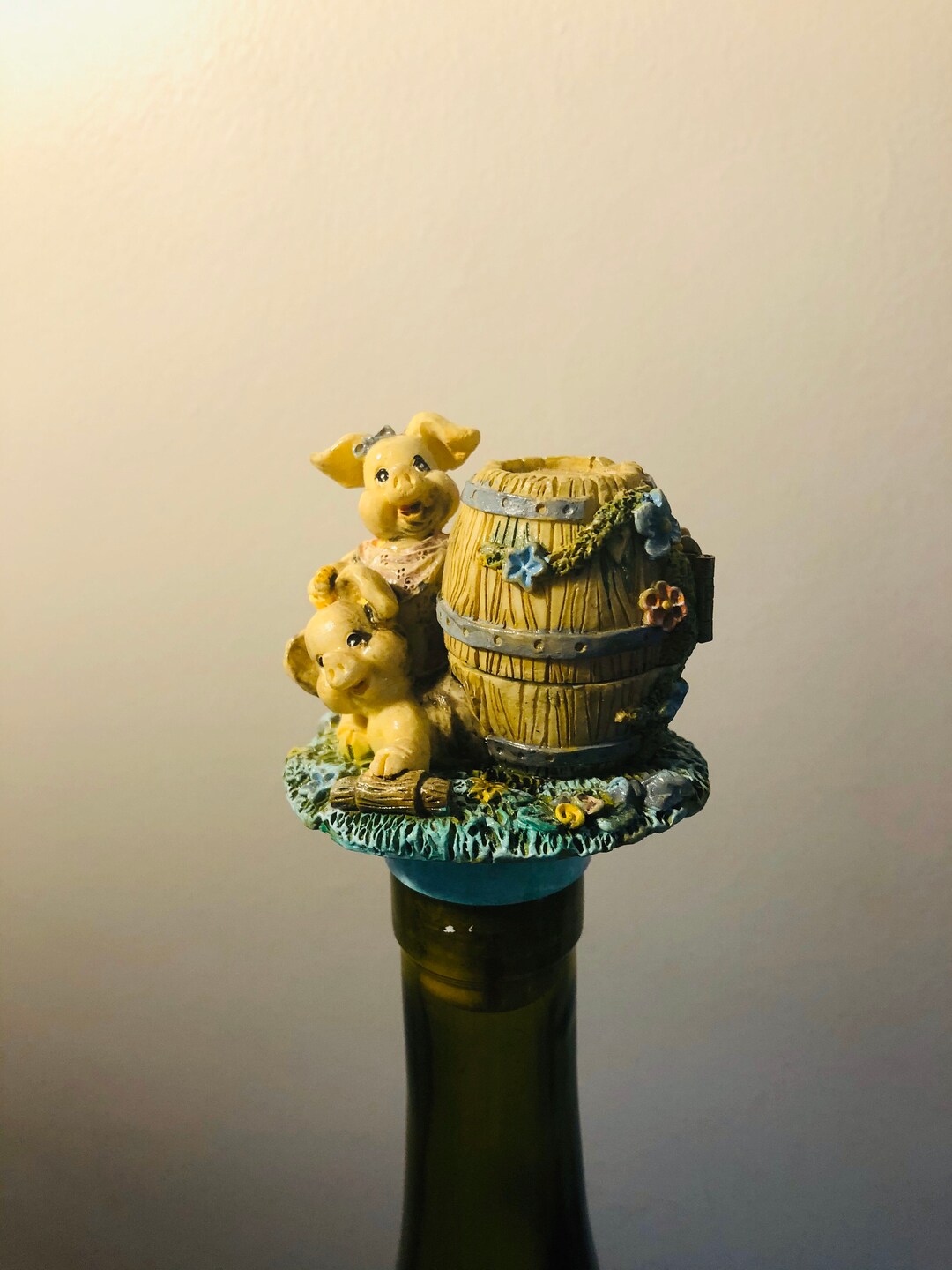 Three Little Pigs Bottle Stopper, Unique Easter Wine Stoppers and ...