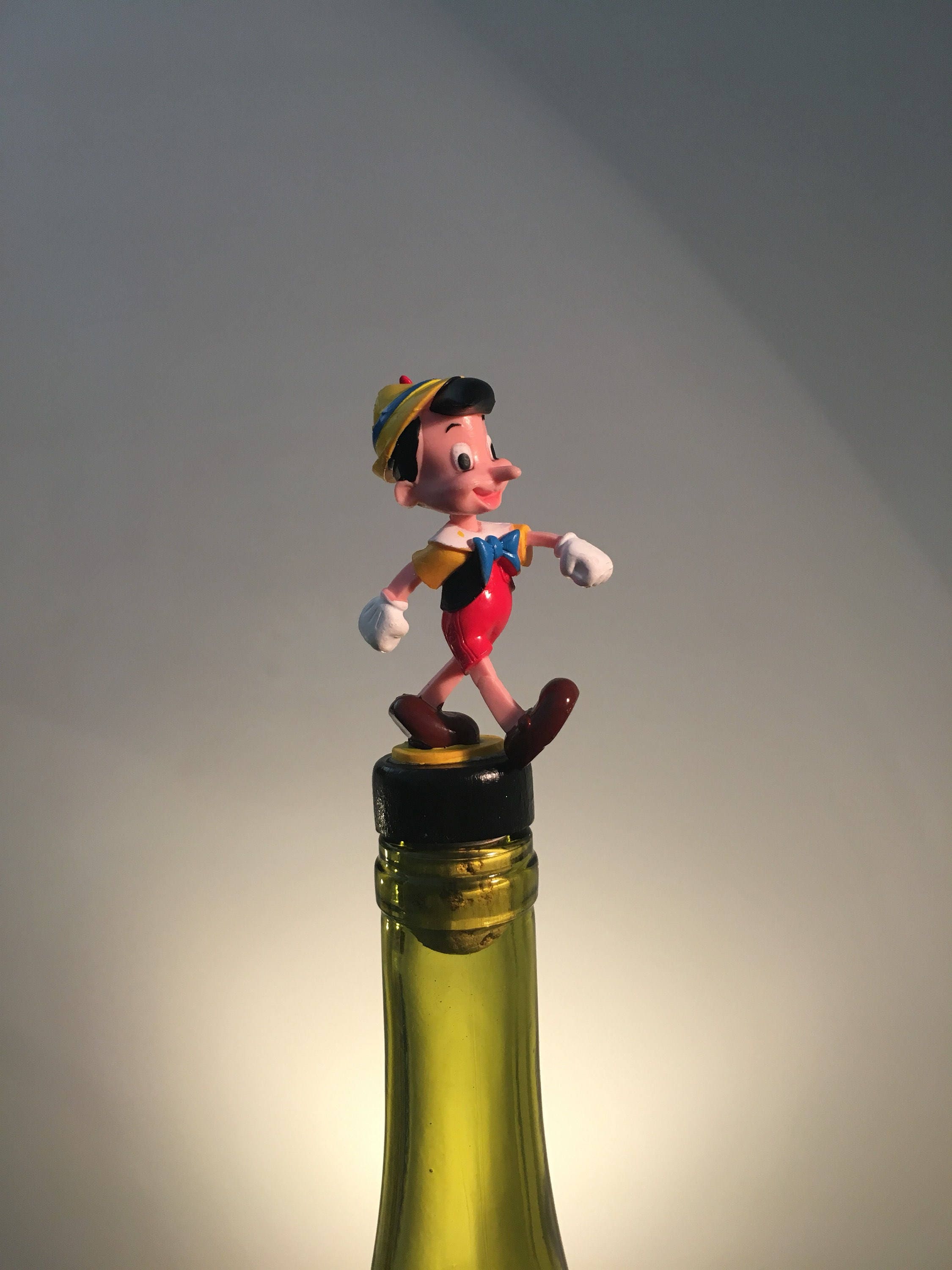 Pinocchio Wine Stopper Pinocchio Wine Topper Liar Wine Gift | Etsy