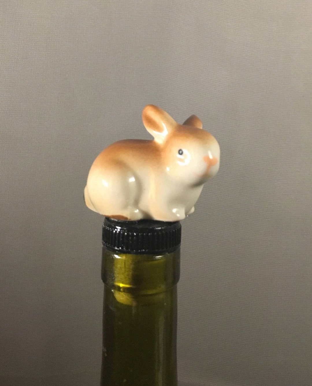 Beautiful Rabbit Bottle Stopper - Etsy