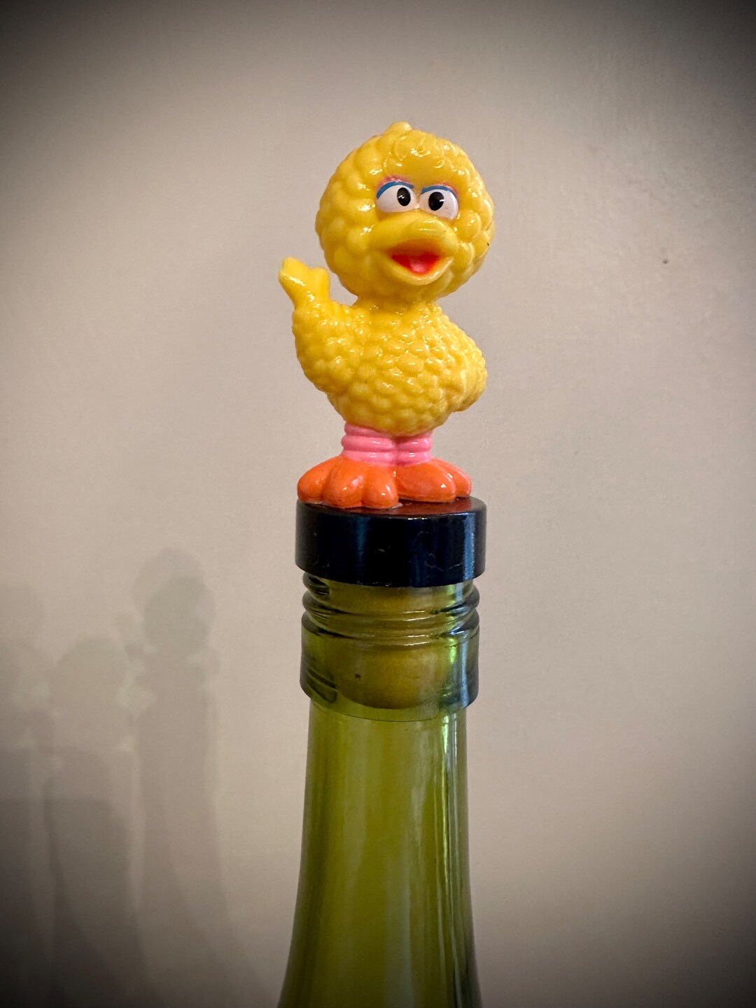 Sesame Yellow Bird Bottle Stopper. Decorate Your Wine or Liquor. - Etsy