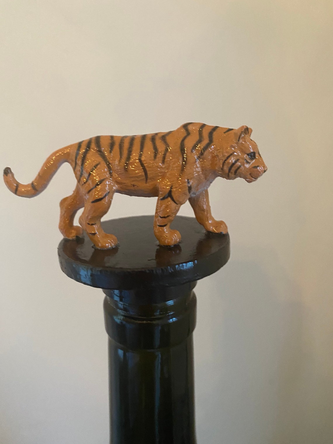 Awesome Tiger Bottle Stopper. Use in a Wine or Liquor Bottle | Etsy