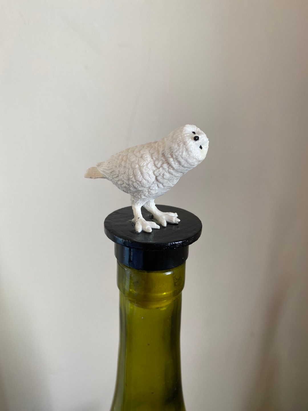 Owl Wine Stopper, Snow Owl, Owl, Wine Gift, Wine Gifts, Owl Collector ...