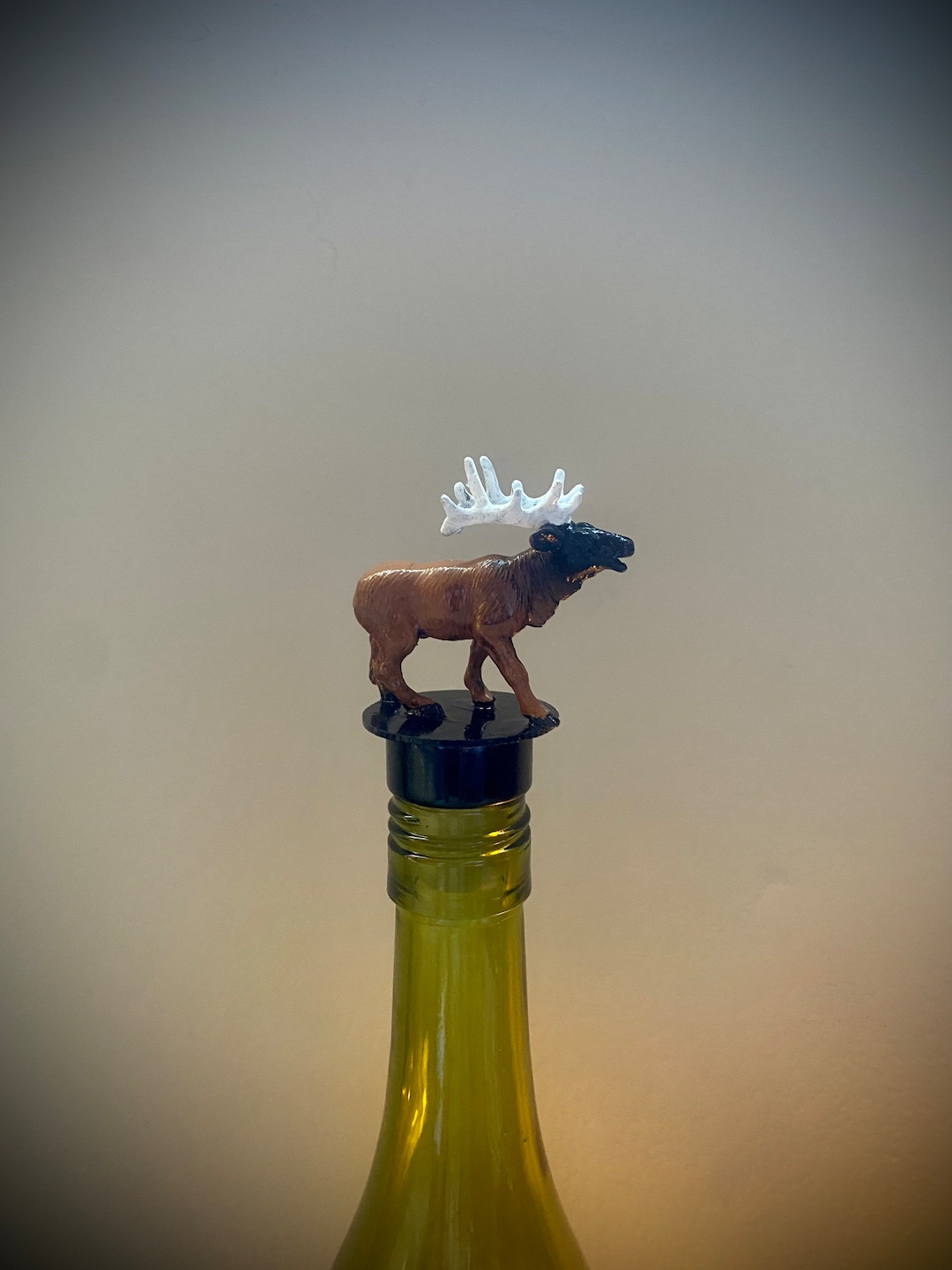 Elk Bottle Stopper for a Wine or Liquor Bottle! Great Hunting Cabin ...