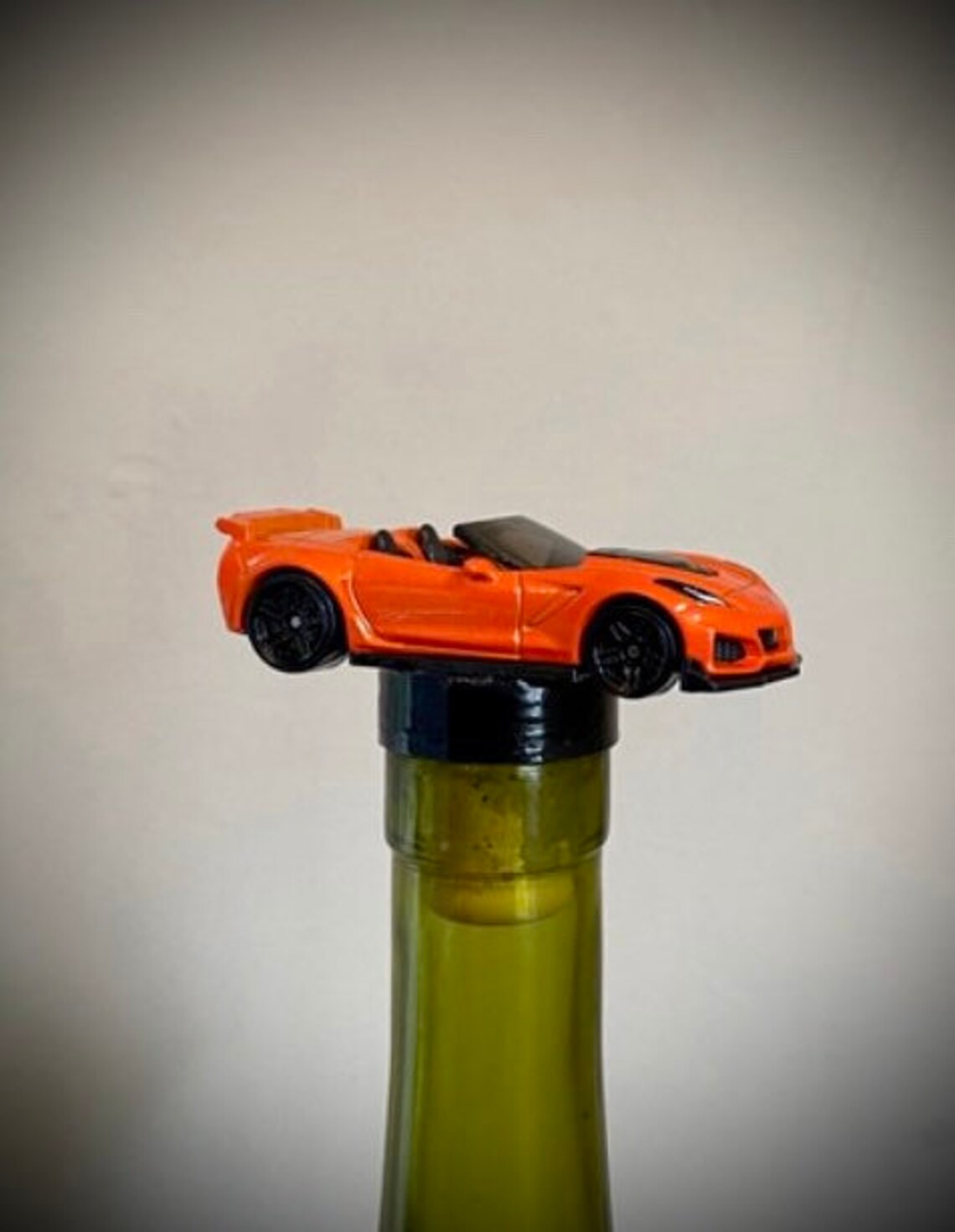 Orange Convertible Corvette Bottle Stopper Use in a Wine or | Etsy