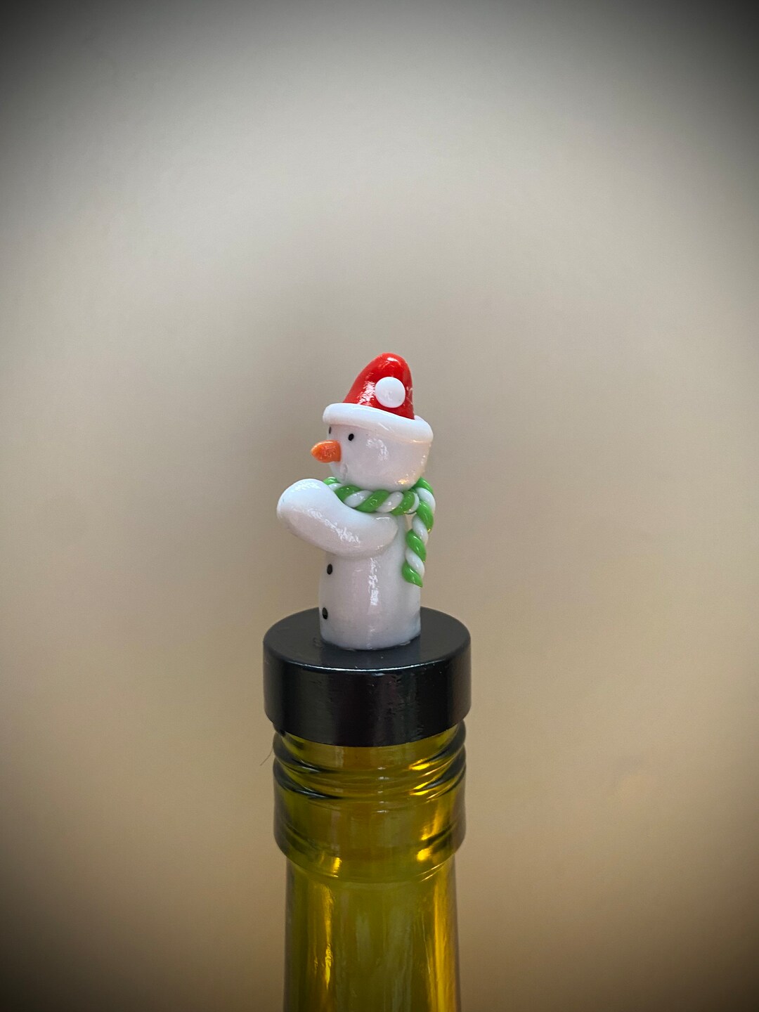 Fun Snowman Bottle Stopper Use as a Wine Bottle Stopper or a Liquor ...