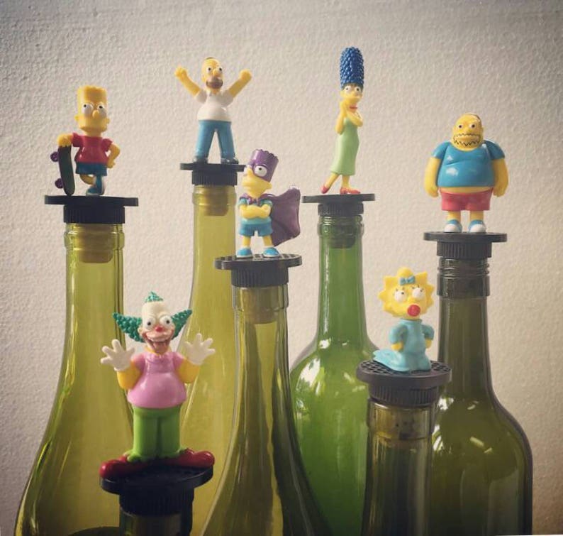 The Simpson's Bottle Stopper for Any Liquor or Wine - Etsy