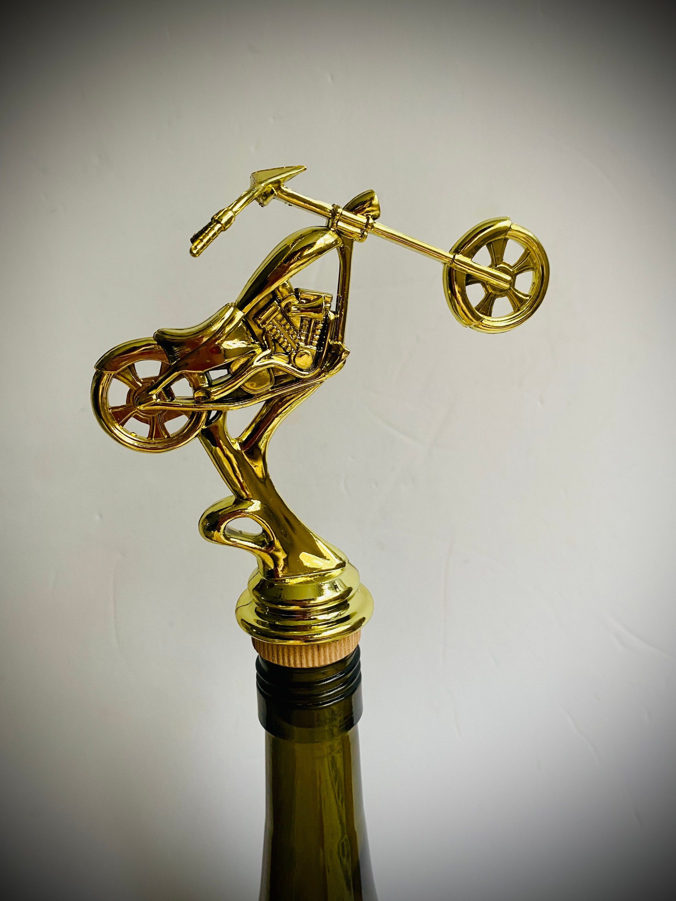 Motorcycle Wine Stopper, Motorcycle Gift, Wine Gifts, Man Cave ...