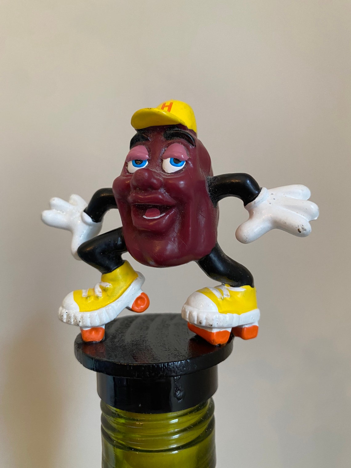 California Raisin On Roller Skates Unique cartoon Bottle | Etsy