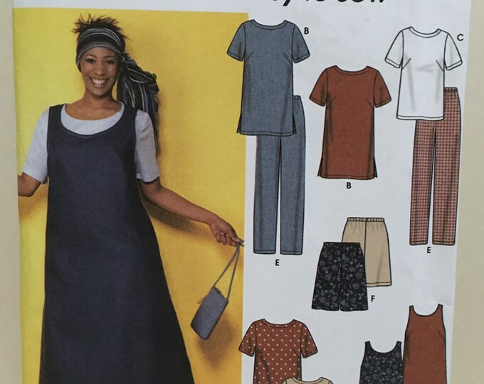 Simplicity 9294 Plus Size Basic Wardrobe Sewing Pattern 26 28 30 32 ...