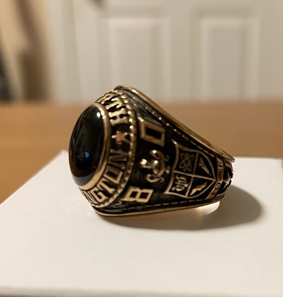 1980 Jostens 10K gold Class ring North Farmington Mic… - Gem