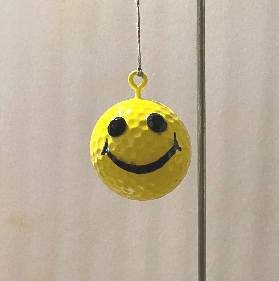 Smiley Face Emoji Golf Ball - Etsy