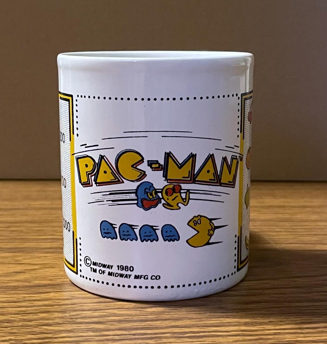 PAC-MAN Mug From 1980 Perfect Condition - Etsy