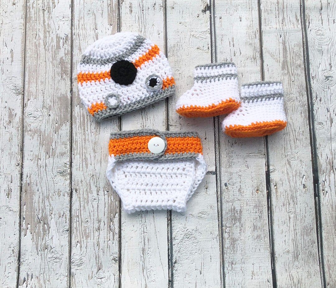 Star Wars BB8 Baby Set Inspired Baby Hat Costume Newborn to 12 Month ...