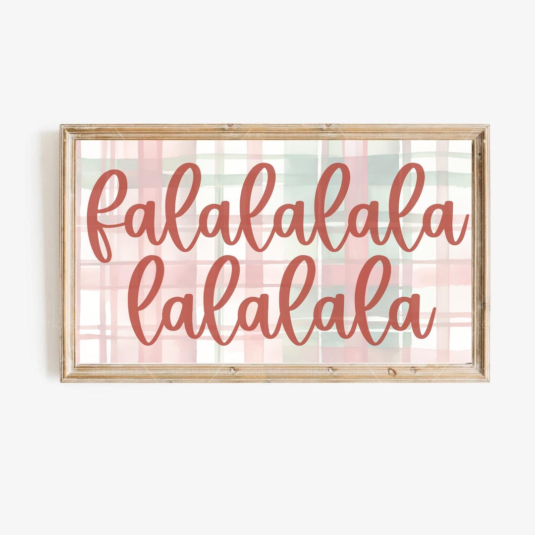 Fa La La La TV Art | Frame TV Christmas Art | Frame Tv Digital Art ...