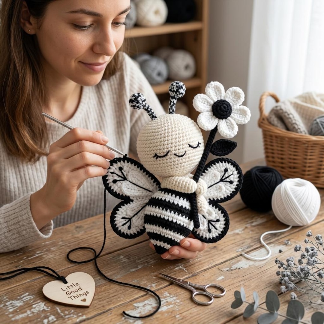 Crochet Butterfly Doll Pattern, Fairy Amigurumi Crochet Pattern, Flower ...