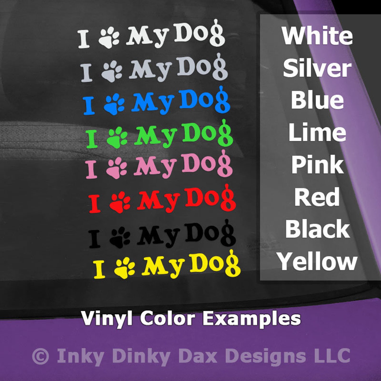 Crazy Dog Lady Vinyl Sticker - Etsy