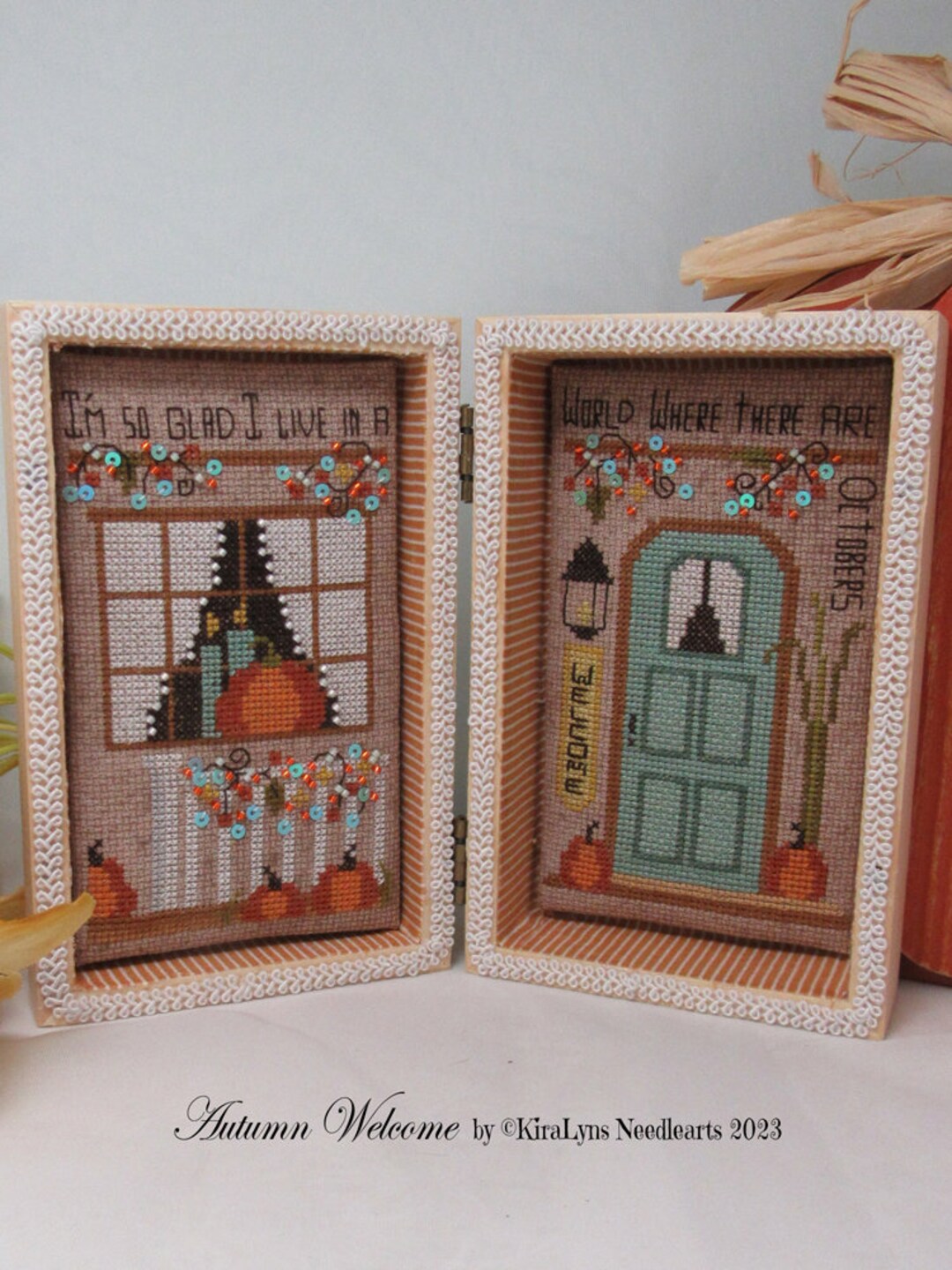 Autumn Welcome Cross Stitch Pattern - Pdf Download by Kiralyn's ...