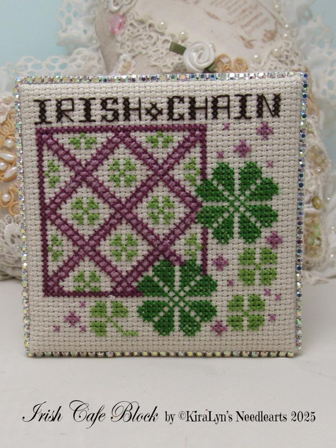 Irish Chain Block - Quilt Blocks Cross Stitch Pattern - Pdf Download by ...