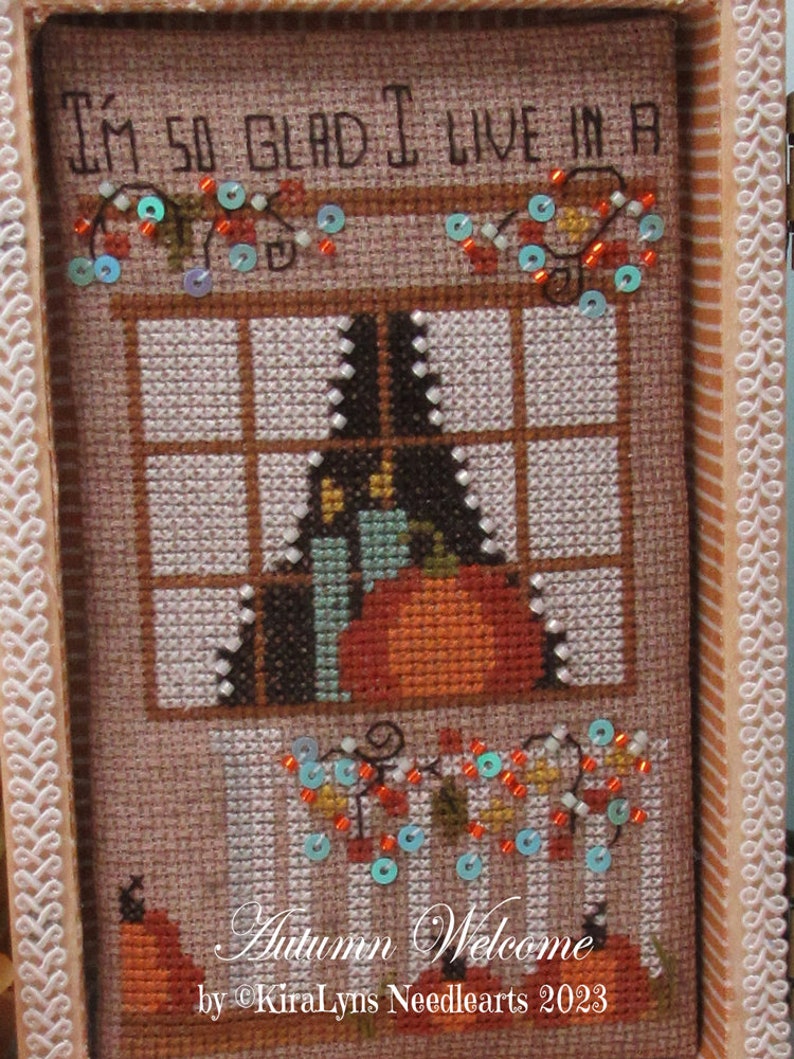 Autumn Welcome Cross Stitch Pattern Pdf Download by Kiralyn's ...