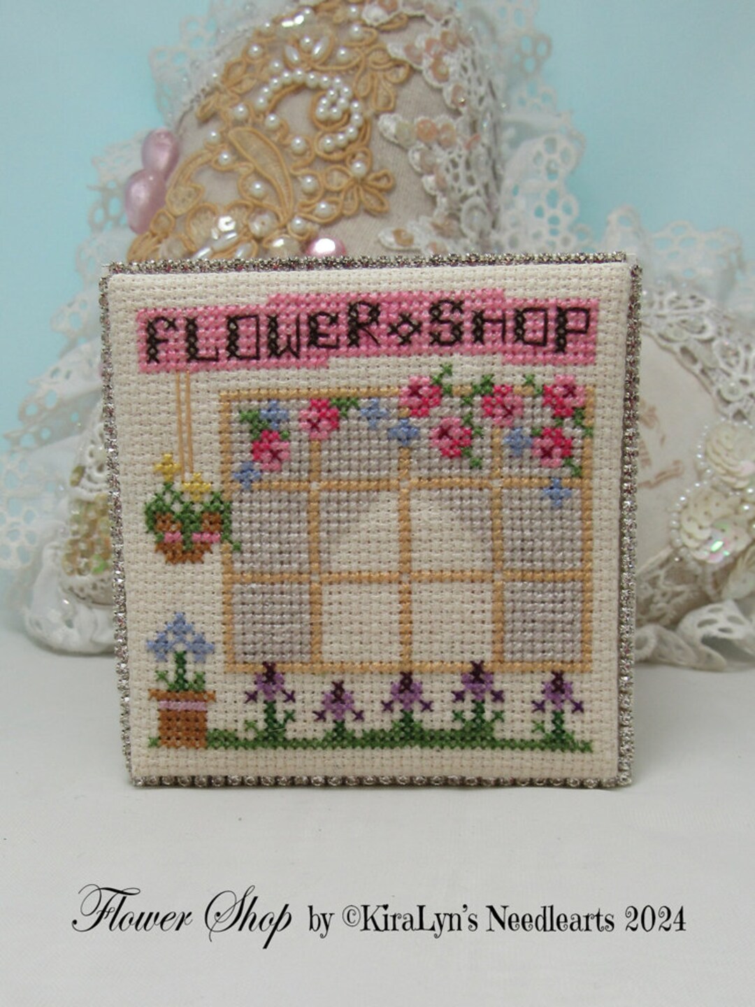 Flower Shop Cross Stitch Pattern - Pdf Download by Kiralyn's Needlearts ...