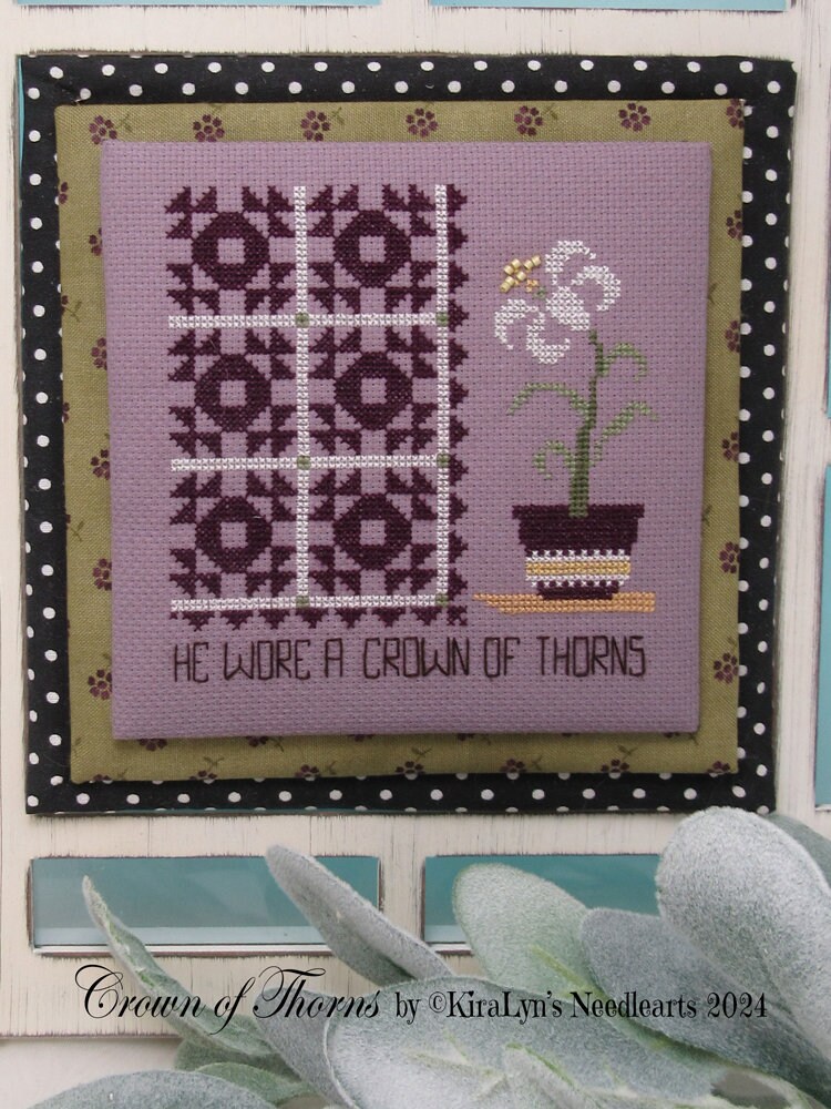 Crown of Thorns Christian Cross Stitch Pattern Quilt Cross Stitch ...