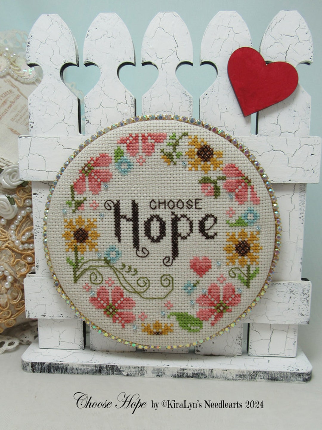 Choose Hope- Cancer Awareness Cross Stitch Pattern - Pdf Download by ...