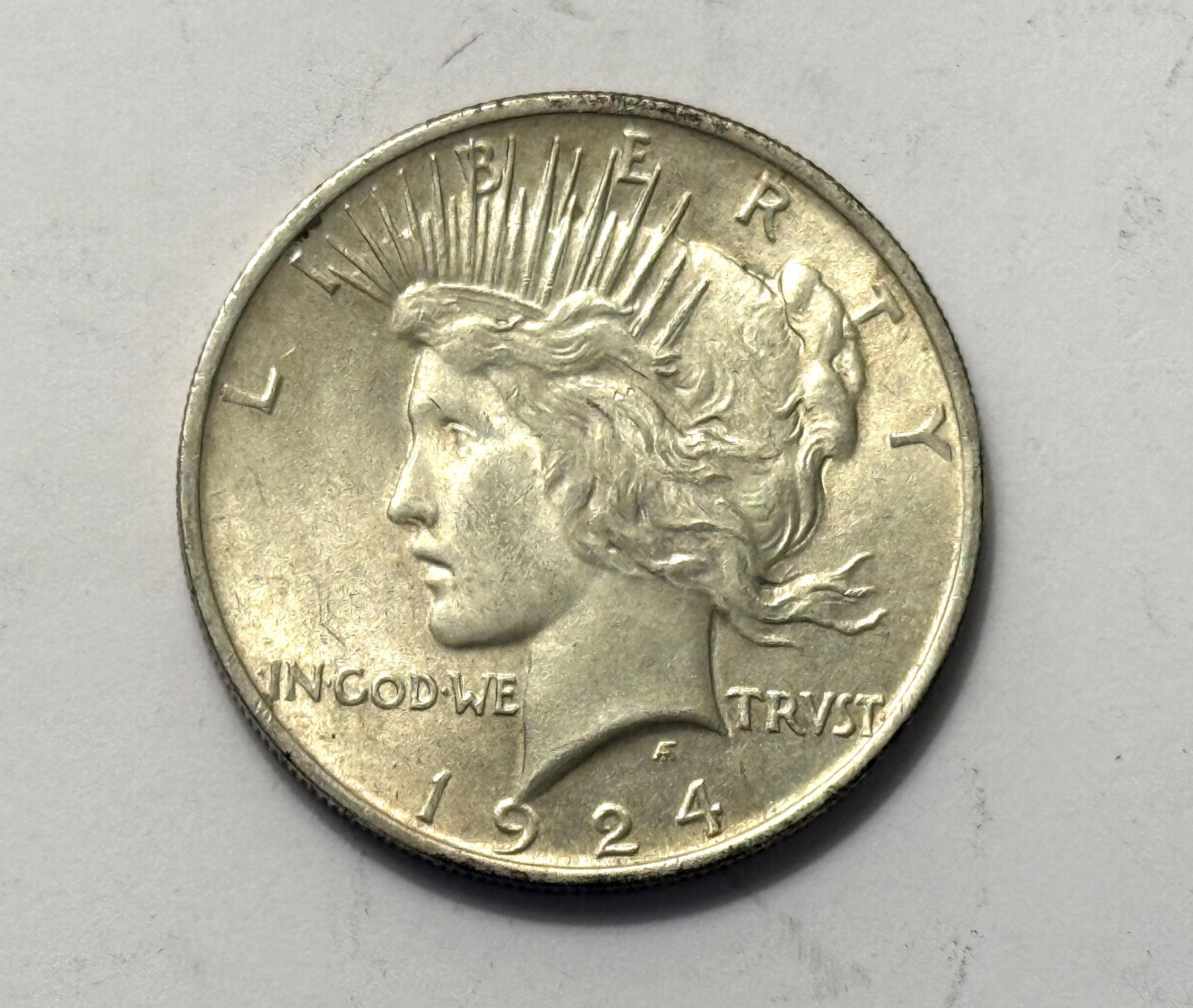 Choice of 1920s US Peace One Dollar Coins 90 Percent Silver Vintage 1. ...